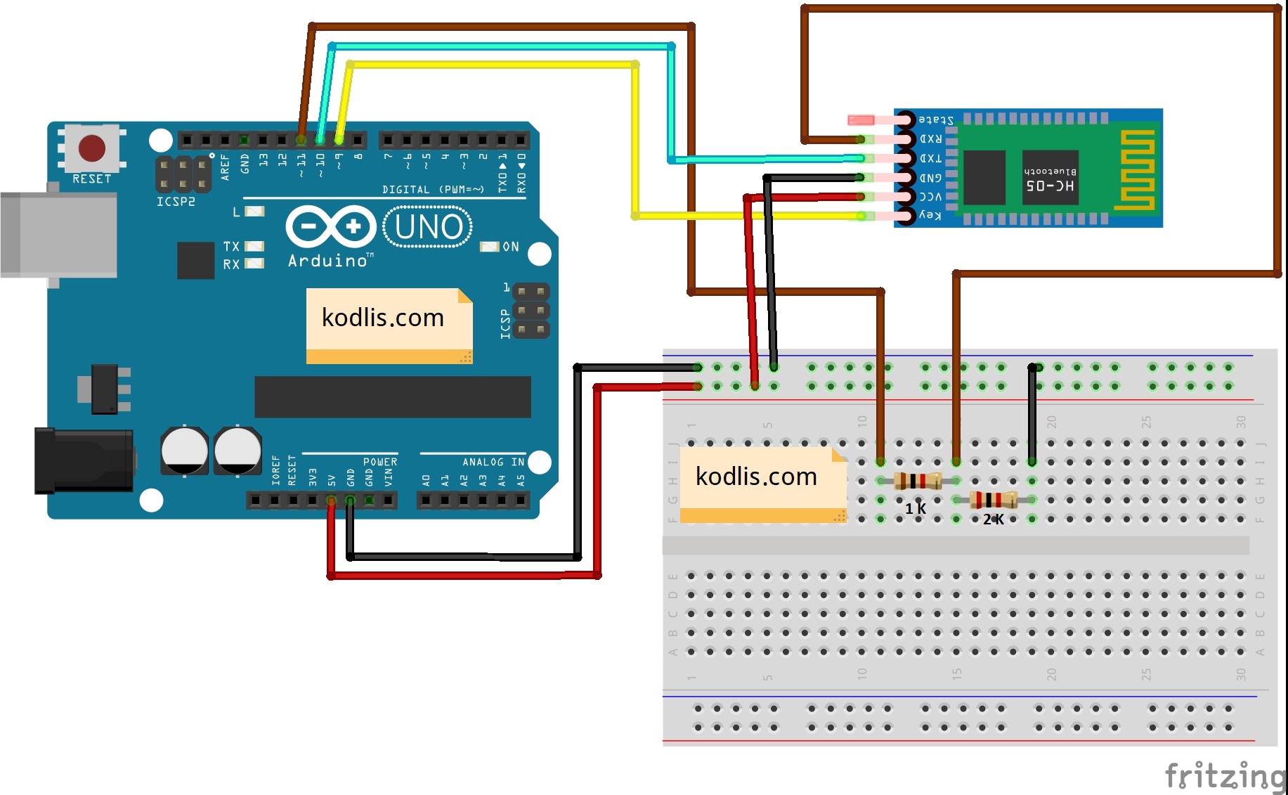 BLUETOOTH’DAN ARDUİNO’YA VERİ GÖNDERİLEREK LCD EKRANA YAZDIRILMASI ...