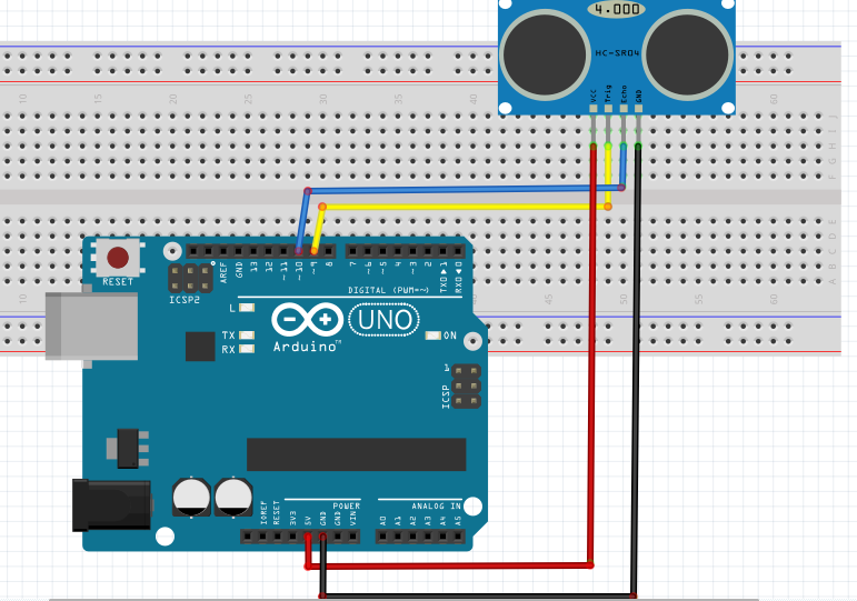 HC-SR 04 Ultrasonik Mesafe Sensörü Değerlerinin LCD Ekrana Yazdırılması ...