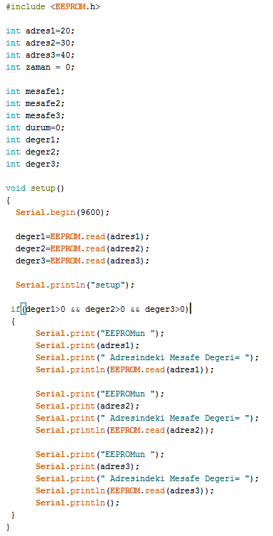 EEPROM VE ARDUİNO – ortaya karışık